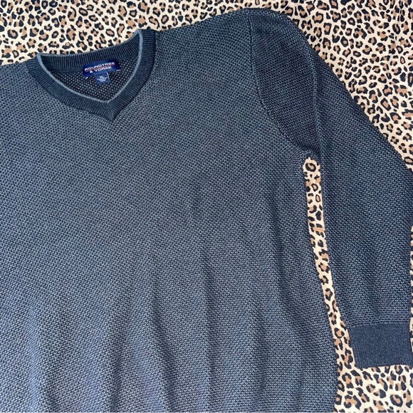 Vintage | Sweaters | Vintage Sweater Large Grunge Emo Goth Alt Grandpa ...